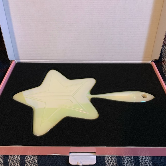 Jeffree Star | Makeup | Jeffree Star White Iridescent Star Hand Mirror ...